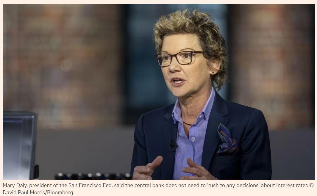 chủ tịch FED tại San Francisco- bà Mary Daly (bồ câu): Sự sụt giảm mạnh ...